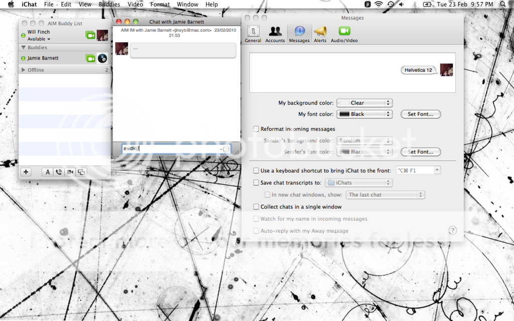 iChat Instant Messaging Problem - Apple Community